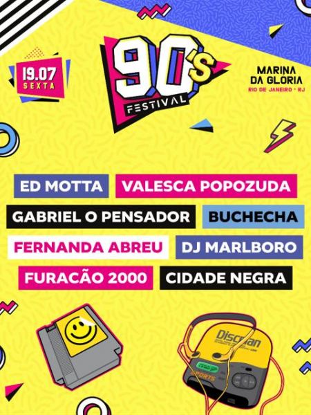 90’s Festival - sexta - 19/07 - Marina da Glória - Shows - Rio de ...