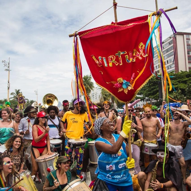 Bloco Virtual - segunda - 24/02 - Praça do Leme - Carnaval 2022 ...