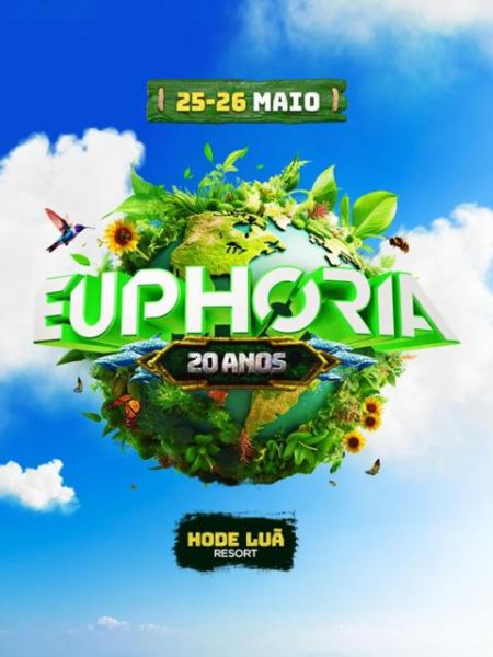 Euphoria 20 Anos - sábado - 25/05 - Resort Hode Luã - Ilha de Guaratiba ...