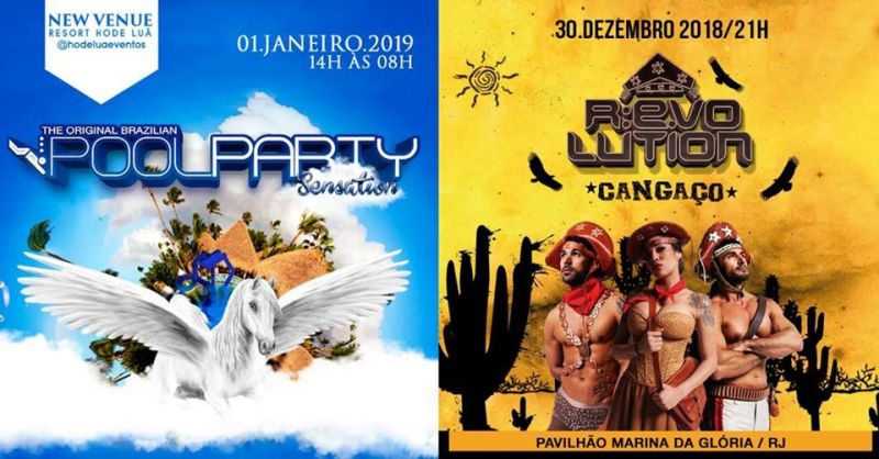 The Original Brazilian Pool Party - terça - 01/01 - Resort Hode Luã ...