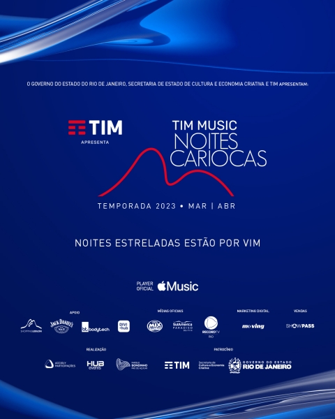 TIM Music Noites Cariocas - sábado - 25/03 - Morro da Urca - Noite ...